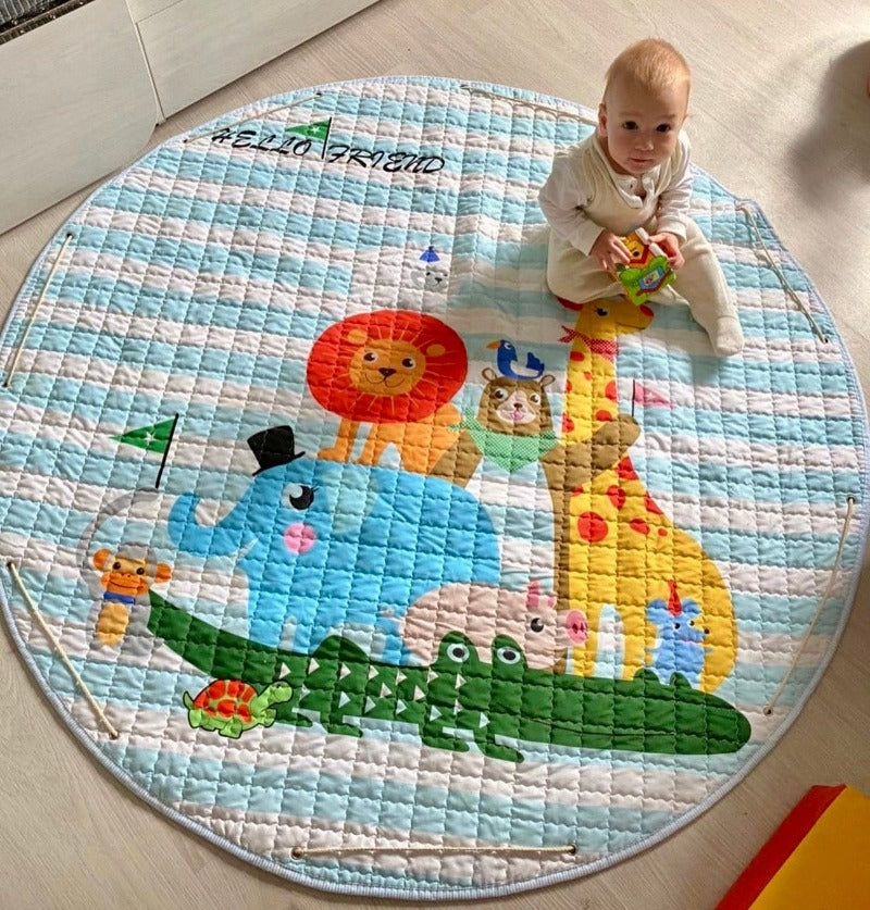 Activity Play Mat Toy Storage Bag Animal Paradise Just Kidding Store