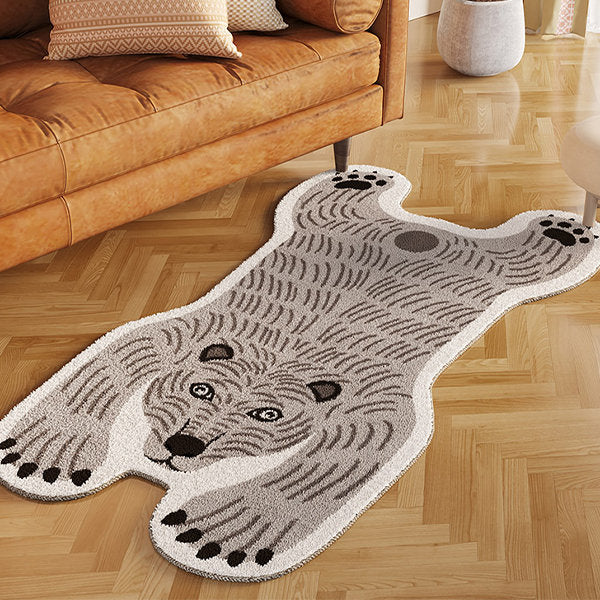 Bear Shaped Rug - Just Kidding store