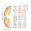 Boho Rainbow Hearts Dots Wall Decal Set - Just Kidding Store